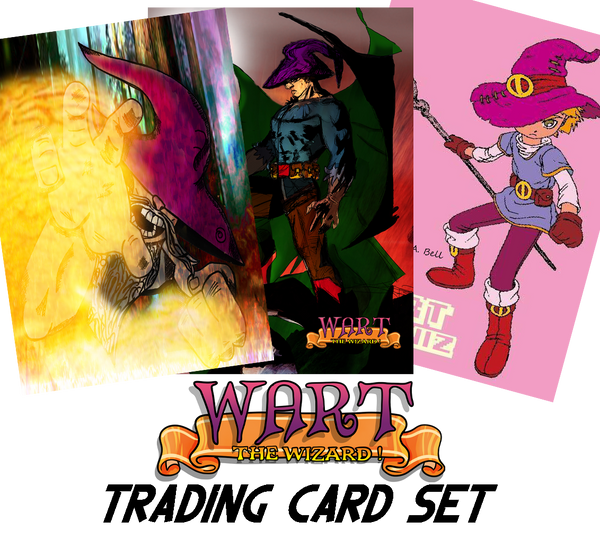 Wart the Wizard Card Set #1 – Stuntman Comics / Avalon